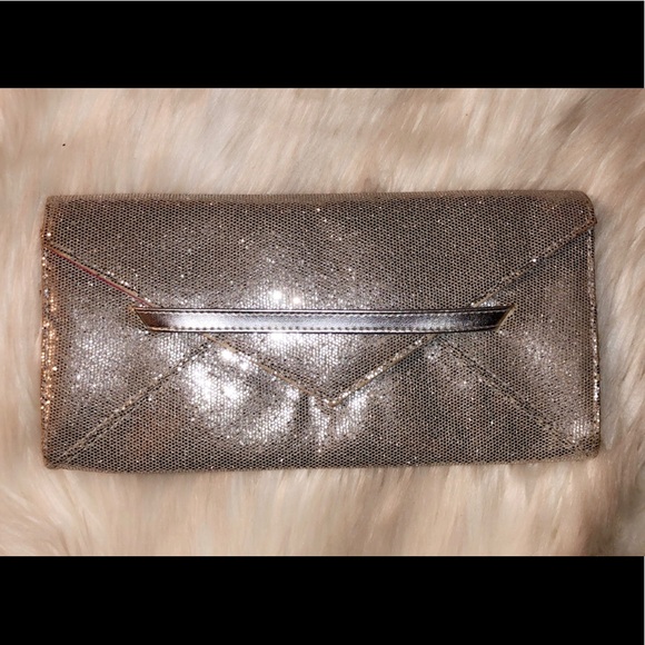 Victoria's Secret | Bags | Victorias Secret Silver Glitter Envelope ...
